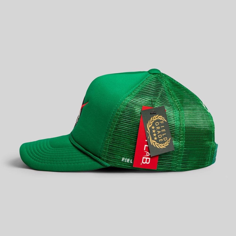 SKYLAB NASA 50TH ANNIVERSARY GREEN TRUCKER HAT